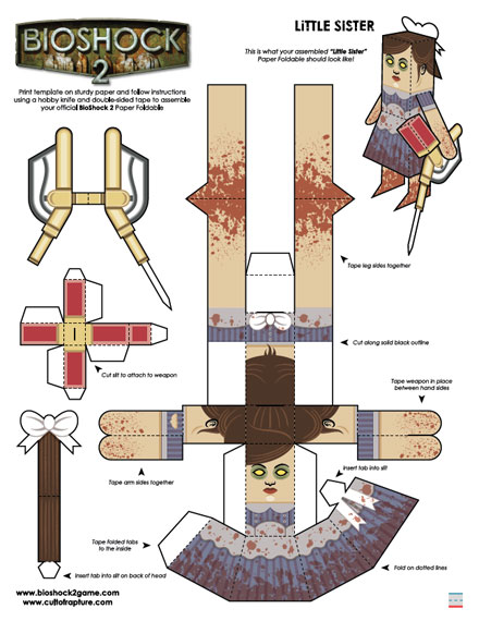 Paperdolls Get Creepy with ‘BioShock 2’ Papercraft | TIME.com