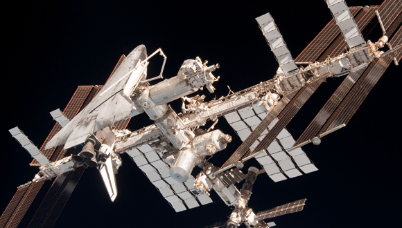 Incredible Photo of Space Shuttle Endeavour Docked in Space | TIME.com