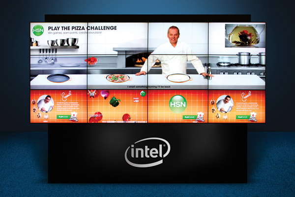 Home Shopping Network's Interactive Touchwall | Intel Showcases 8 Items ...