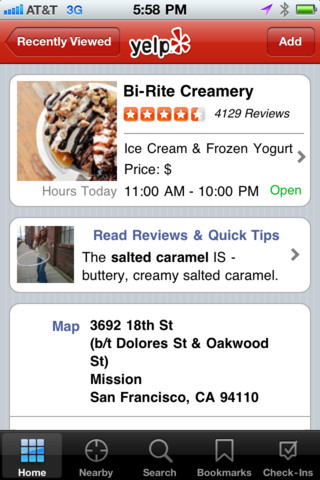 Yelp | 50 Best iPhone Apps 2012 | TIME.com