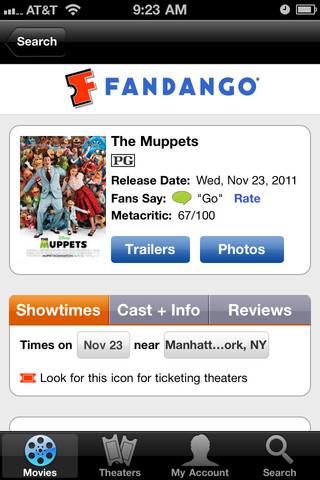 Fandango | 50 Best iPhone Apps 2012 | TIME.com
