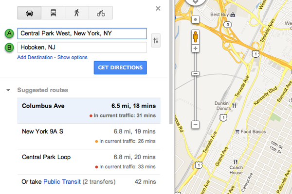 Google Maps Gets Drivers Out of Jams with Up-to-Date Traffic Info ...