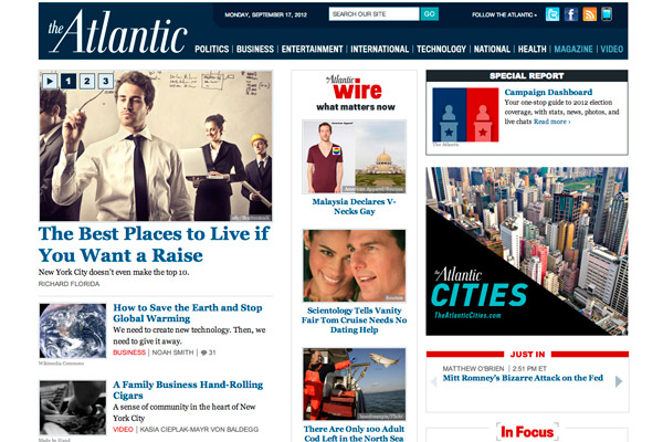 The Atlantic | 50 Best Websites 2012 | TIME.com