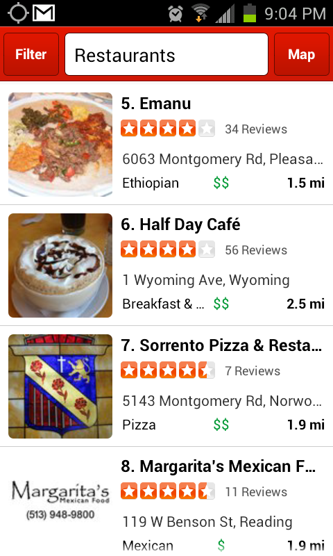 Yelp | 25 Free Android Apps to Get You Started | TIME.com