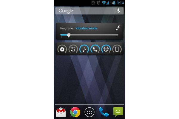 Slider Widget - Volumes | The 13 Best Android Widgets for 2013 | TIME.com