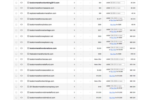 People Are Buying Boston Marathon Bombing Domain Names and Putting Them ...
