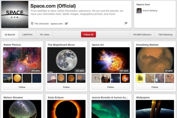 Space.com | Who to Follow on Pinterest: Top 30 Pinners | TIME.com
