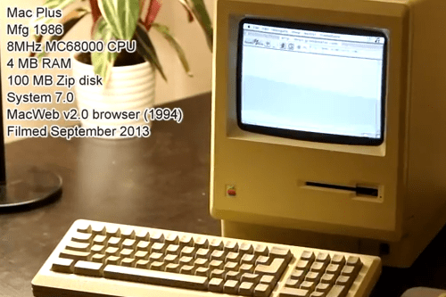 Brave Soul Somehow Connects 27-Year-Old Mac Plus to the Web | TIME.com